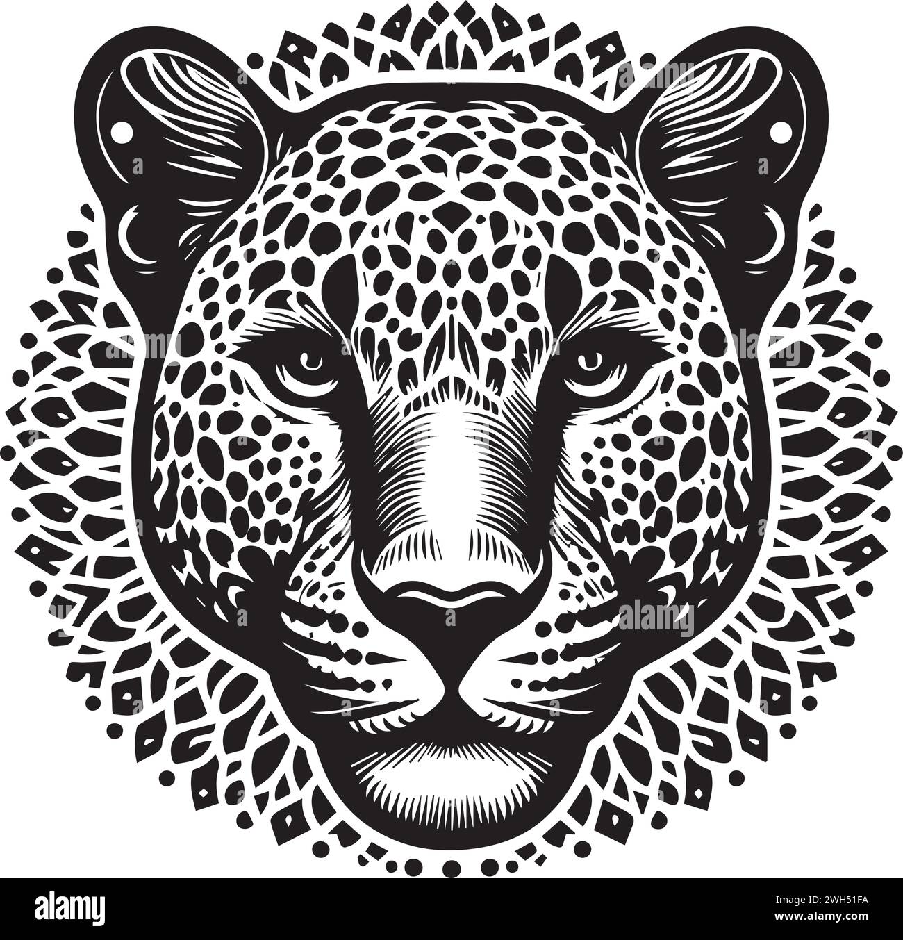 Leopard design vector files Stock Vector Image & Art - Alamy