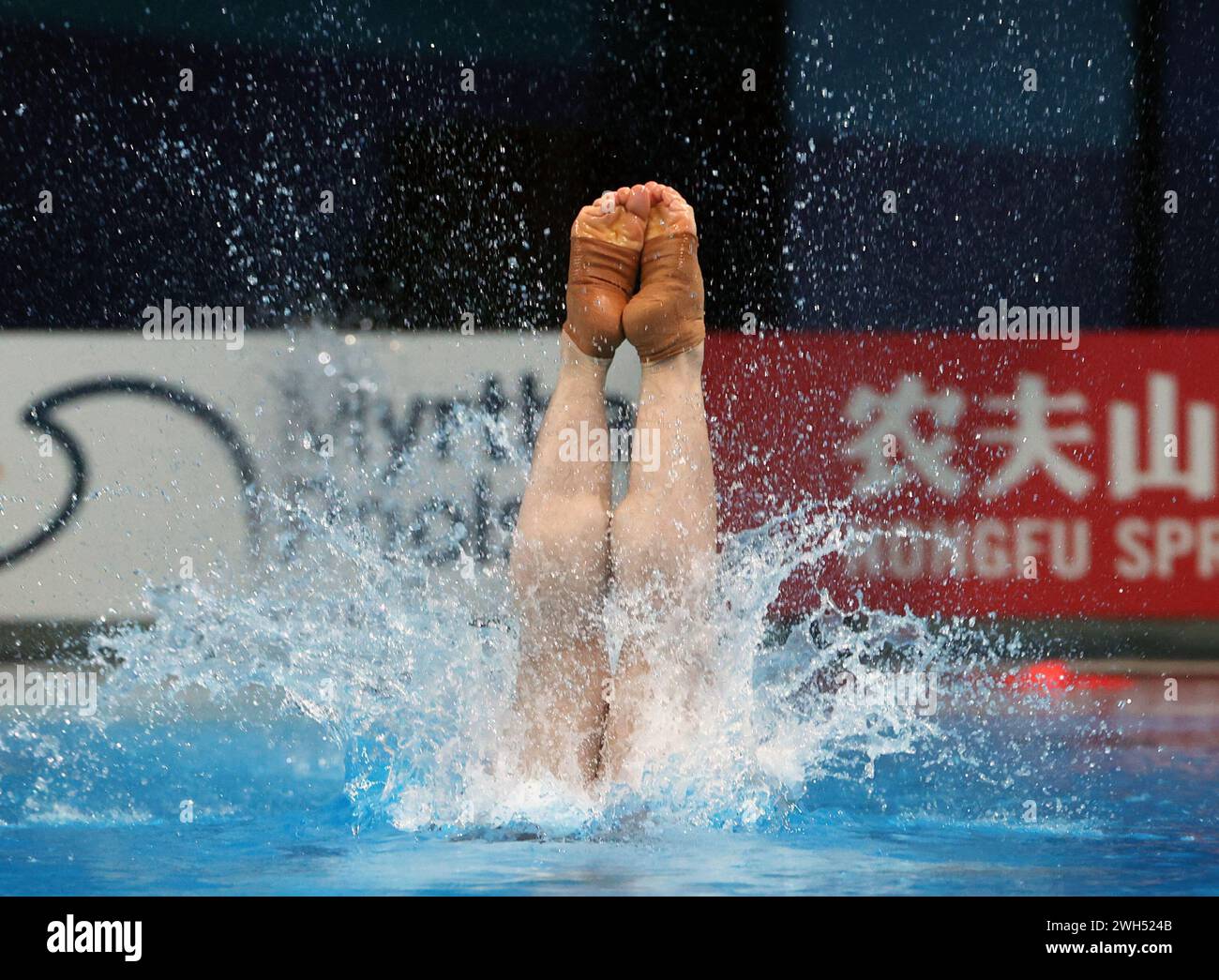 Doha, Qatar. 7th Feb, 2024. Xie Siyi of China competes during the men's ...