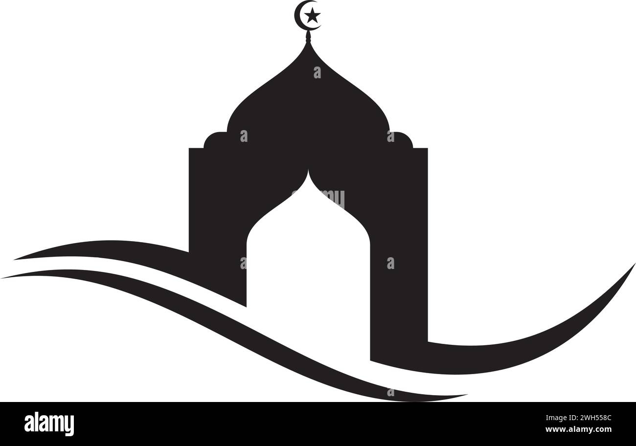 Istanbul mosque silhouette Stock Vector Images - Alamy