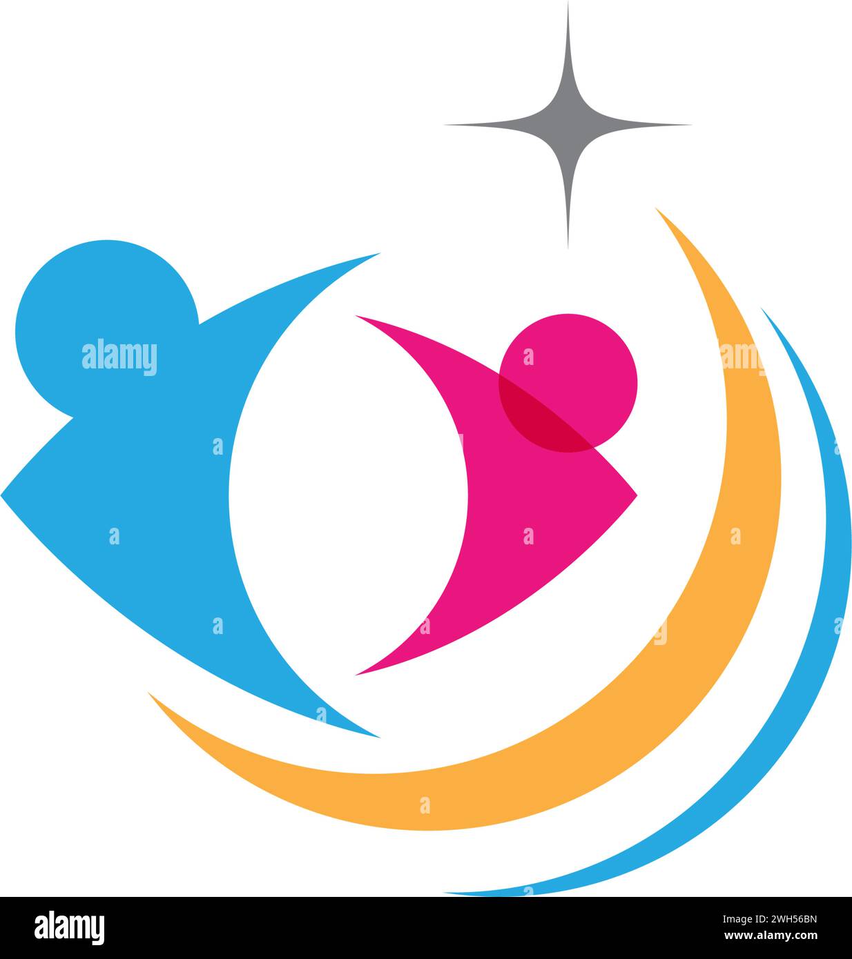 Happy community Cut Out Stock Images & Pictures - Alamy