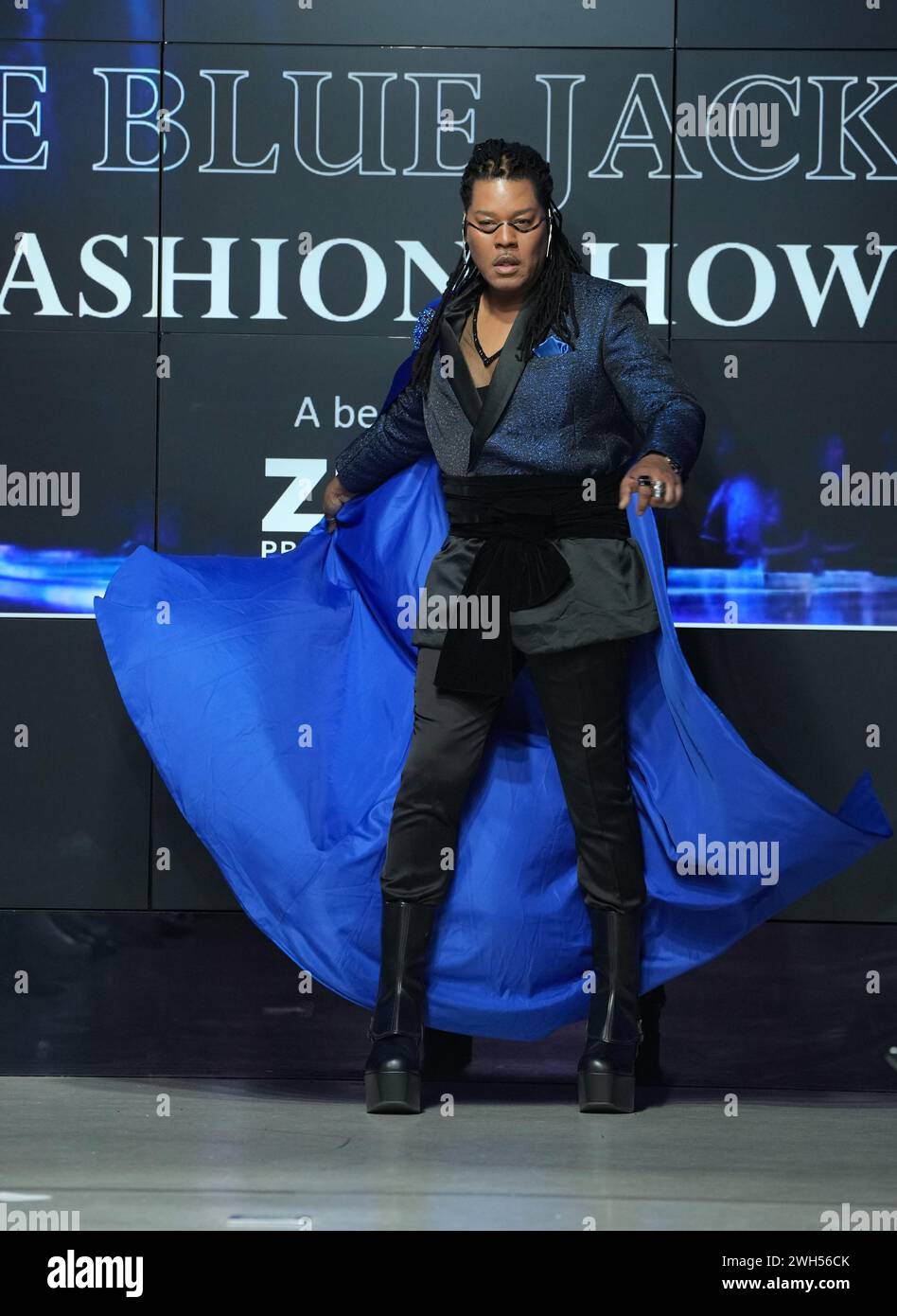 Ty-Ron Mayes walks runway for The Blue Jacket Fashion Show at Moonlight ...