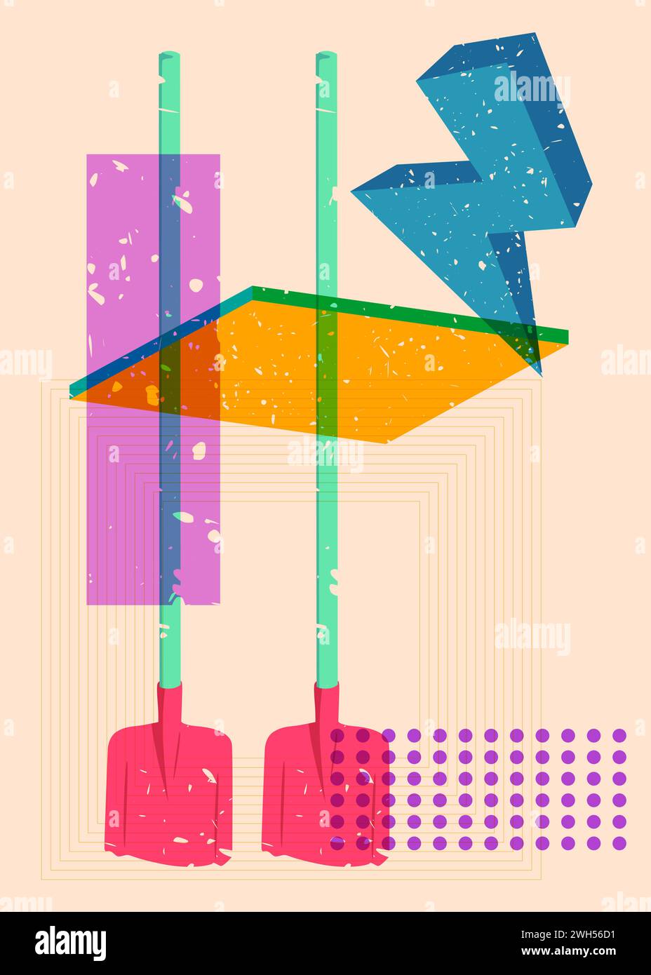 Working in farm Stock Vector Images - Alamy