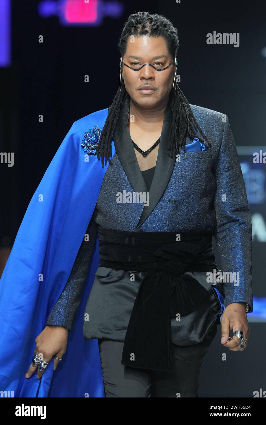 Ty-Ron Mayes walks runway for The Blue Jacket Fashion Show at Moonlight ...