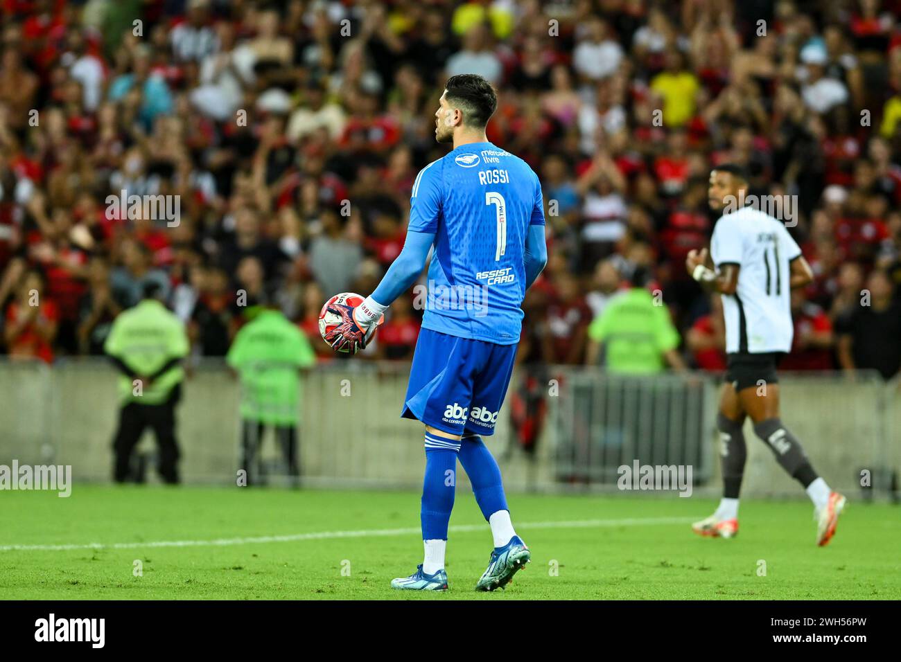 Rio, Brazil - February, 07 2024, Rossi player in match between Flamengo ...