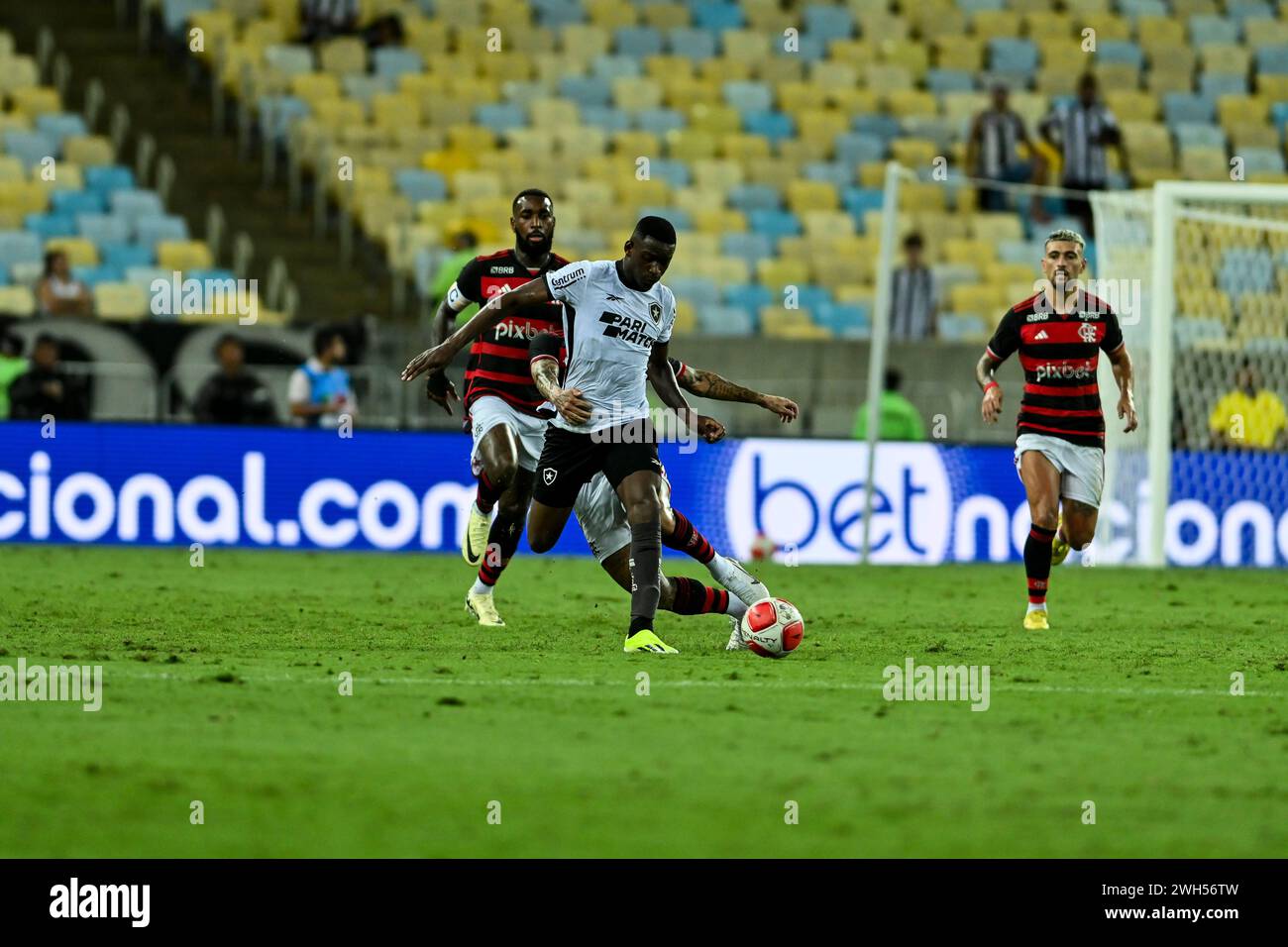 Rio, Brazil - February, 07 2024, match between Flamengo vs Botafogo by ...