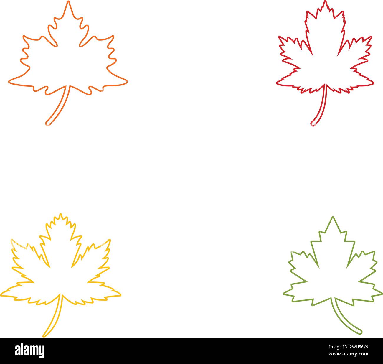 Maple leaf vector illustration design Stock Vector Image & Art - Alamy