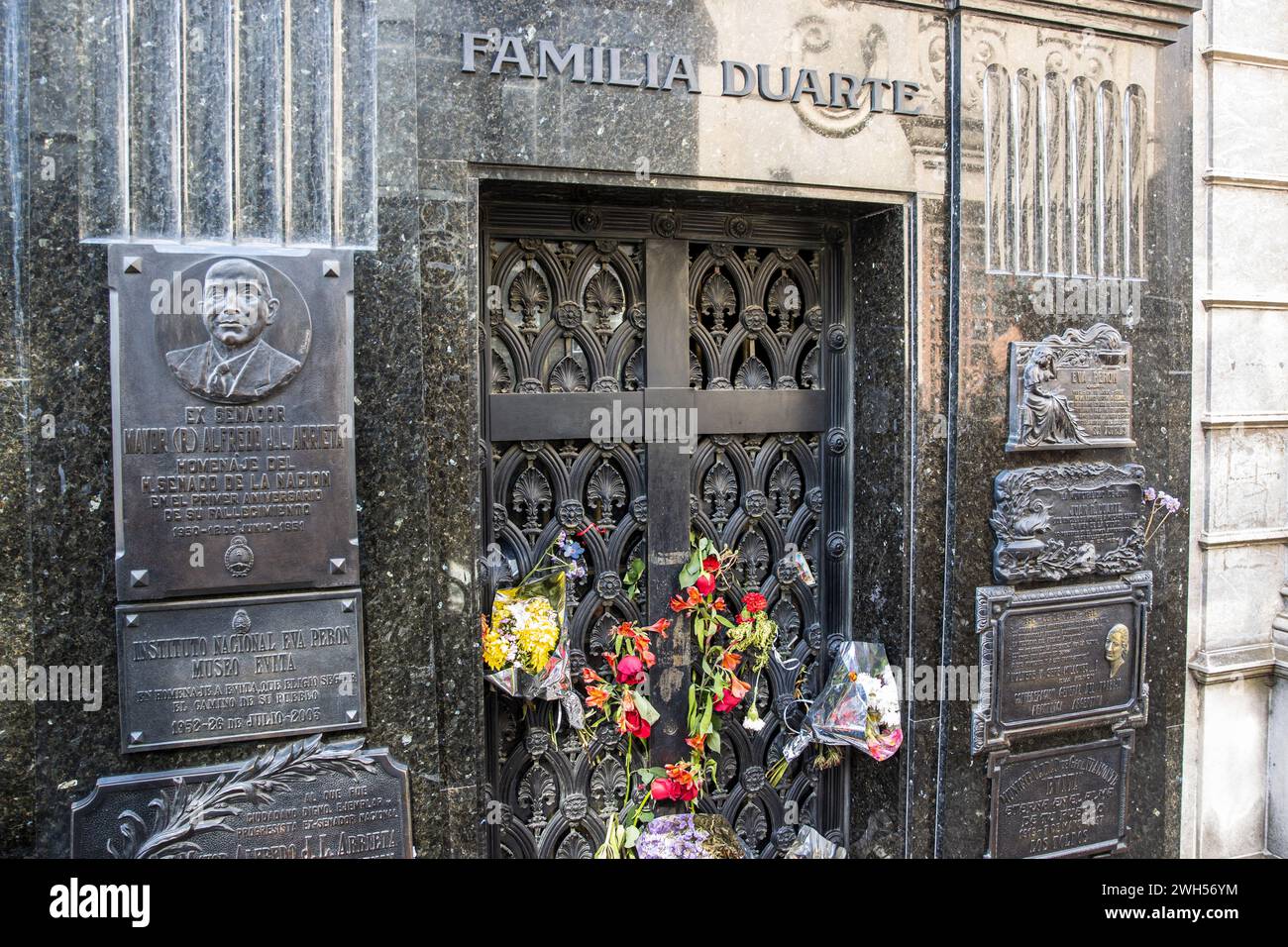 Tomb of Eva Peron Recoleta, Buenos Aires, Argentina, Monday, November ...