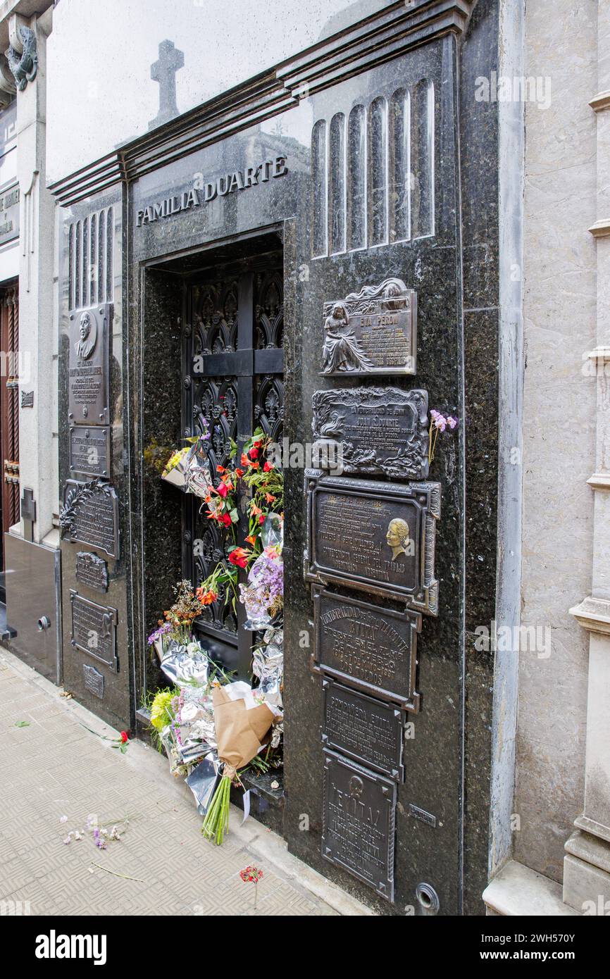 Tomb of Eva Peron Recoleta, Buenos Aires, Argentina, Monday, November ...
