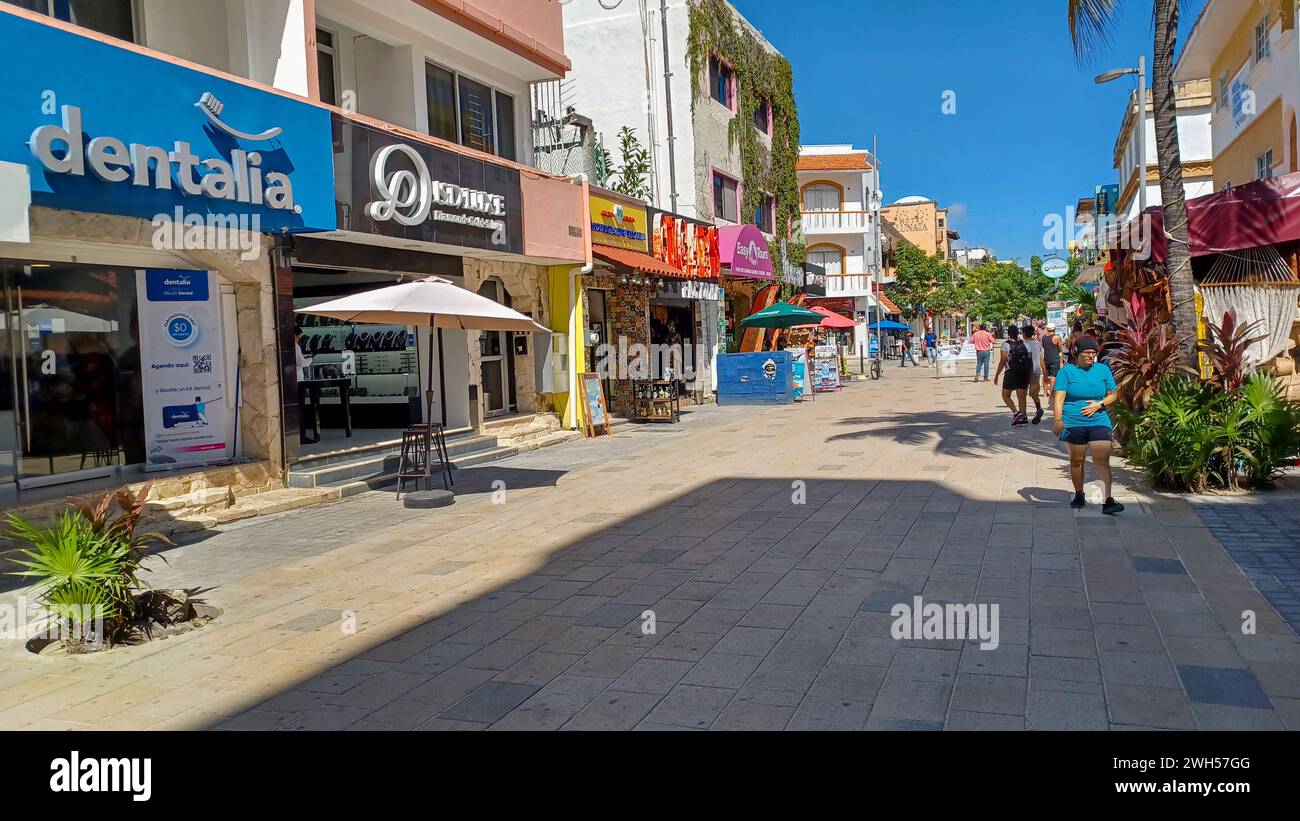 Playa del Carmen, Riviera Maya, Mexico - November 15, 2023: Landmark ...