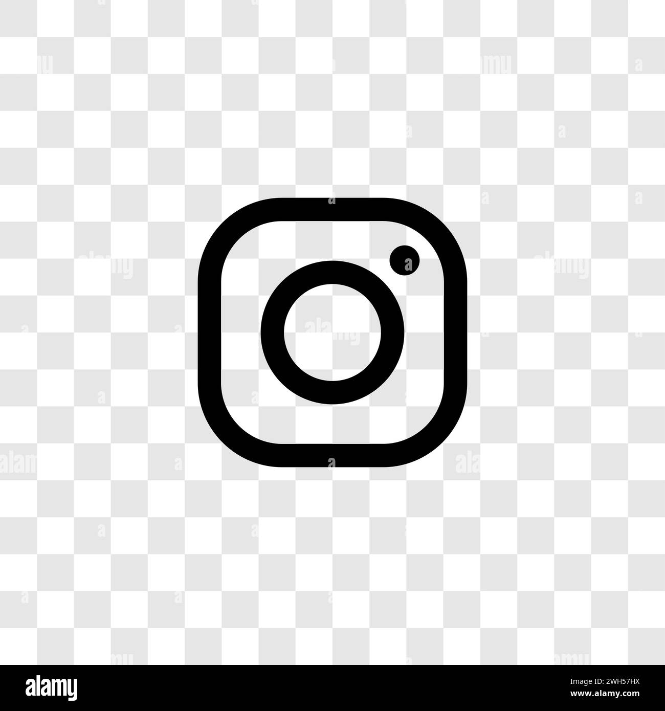 Facebook twitter instagram linkedin icon icons Black and White Stock ...