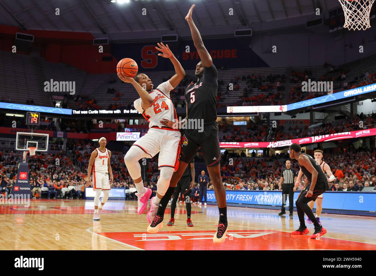 Syracuse, New York, USA. 7th Feb, 2024. During the ACC conference ...