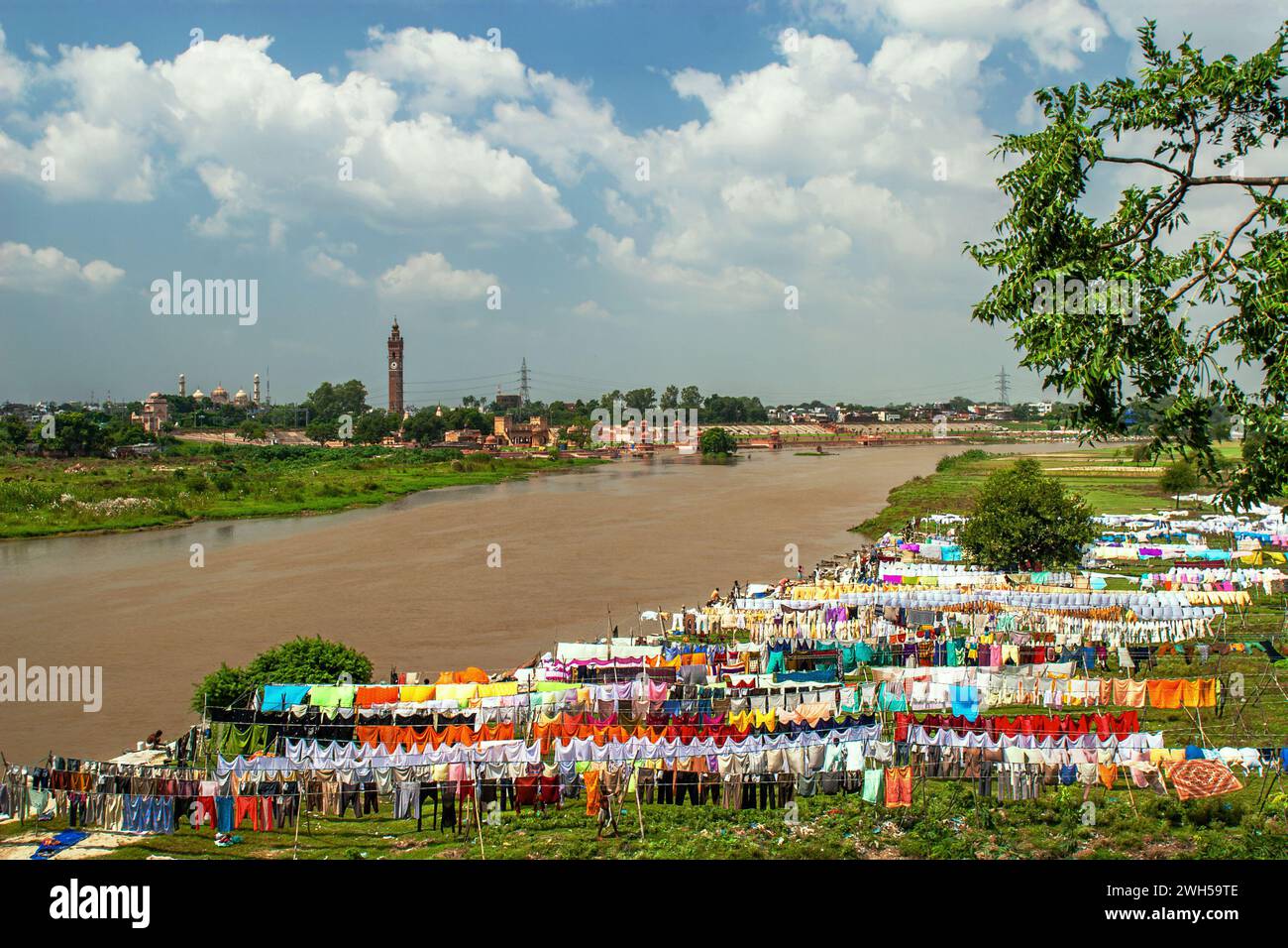 09 28 2005 View of Gomati river at Lucknow , Uttar Pradesh , India Asia ...