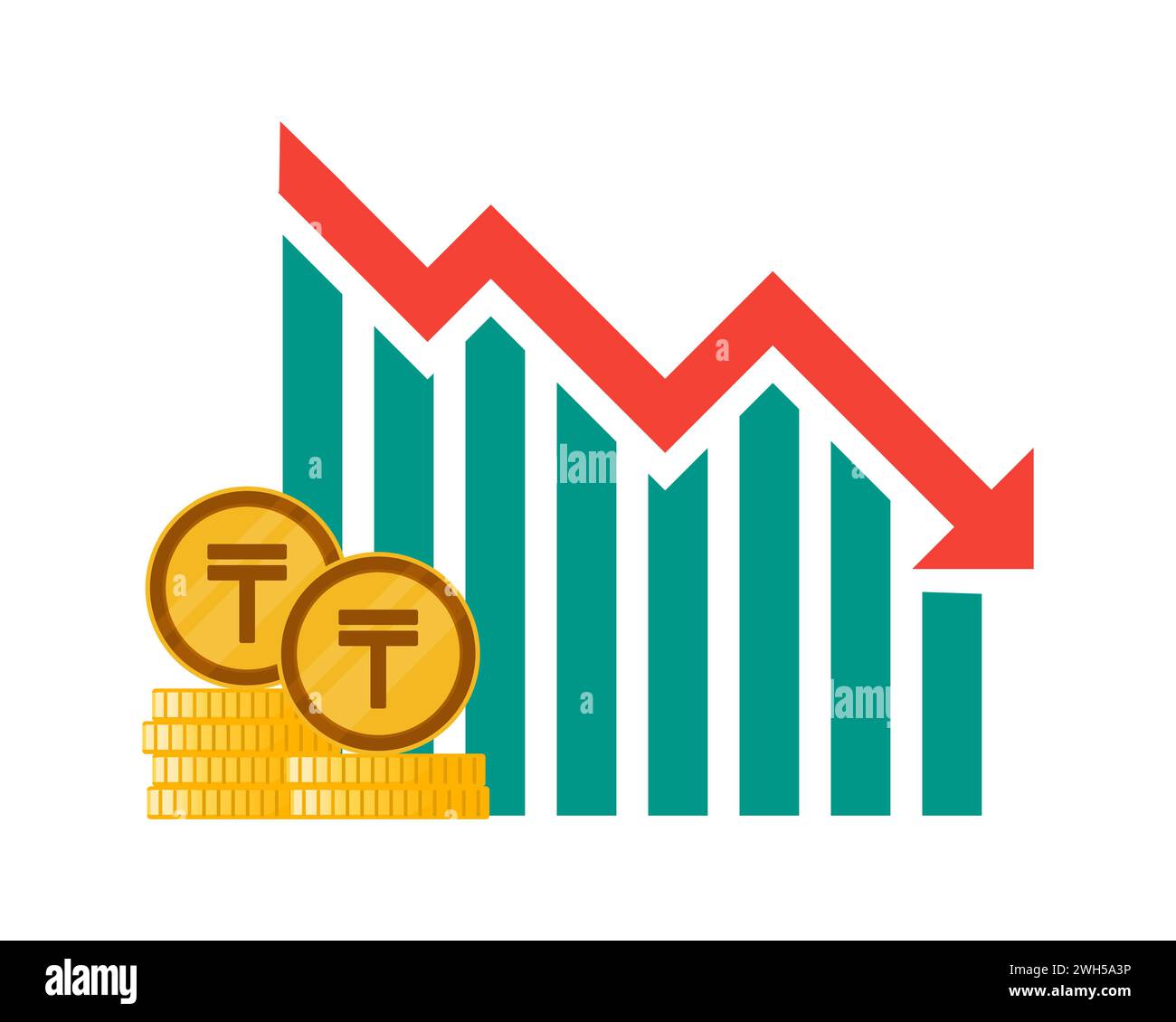 Kazakhstan graph Stock Vector Images - Alamy