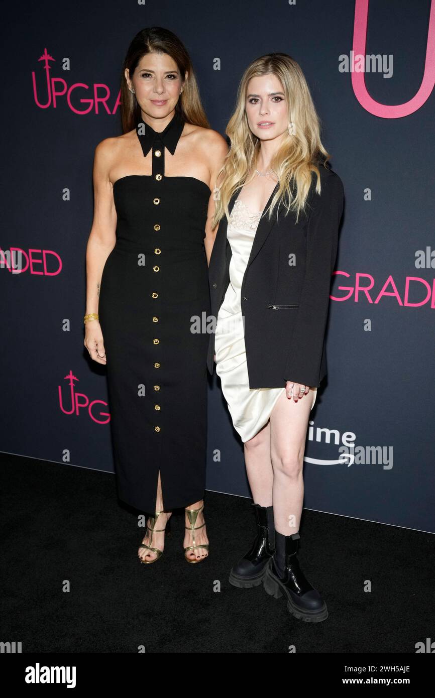 Marisa Tomei, left, and Carlson Young attend a screening of Prime Video ...