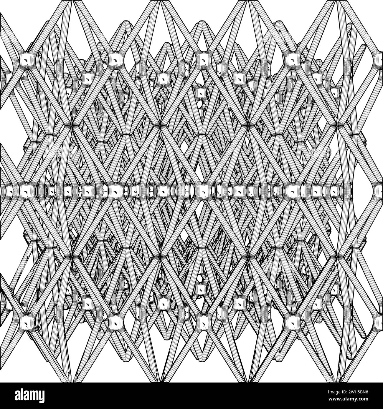 Abstract Triangular Construction Structure Vector A Vector
