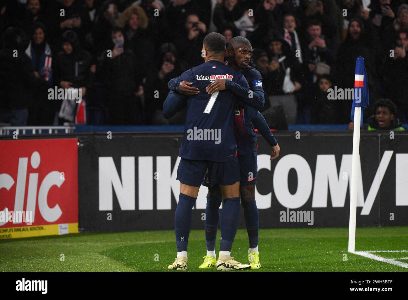 Paris, France. 07th Feb, 2024. Kylian Mbappe during the French Cup ...