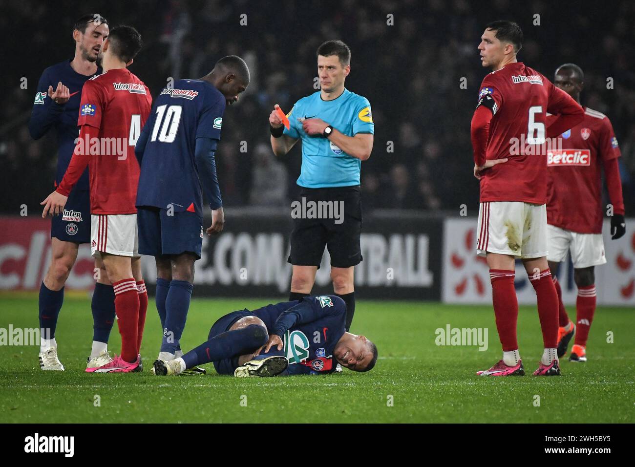 Paris, France. 07th Feb, 2024. Paris Saint-Germain's forward Kylian ...