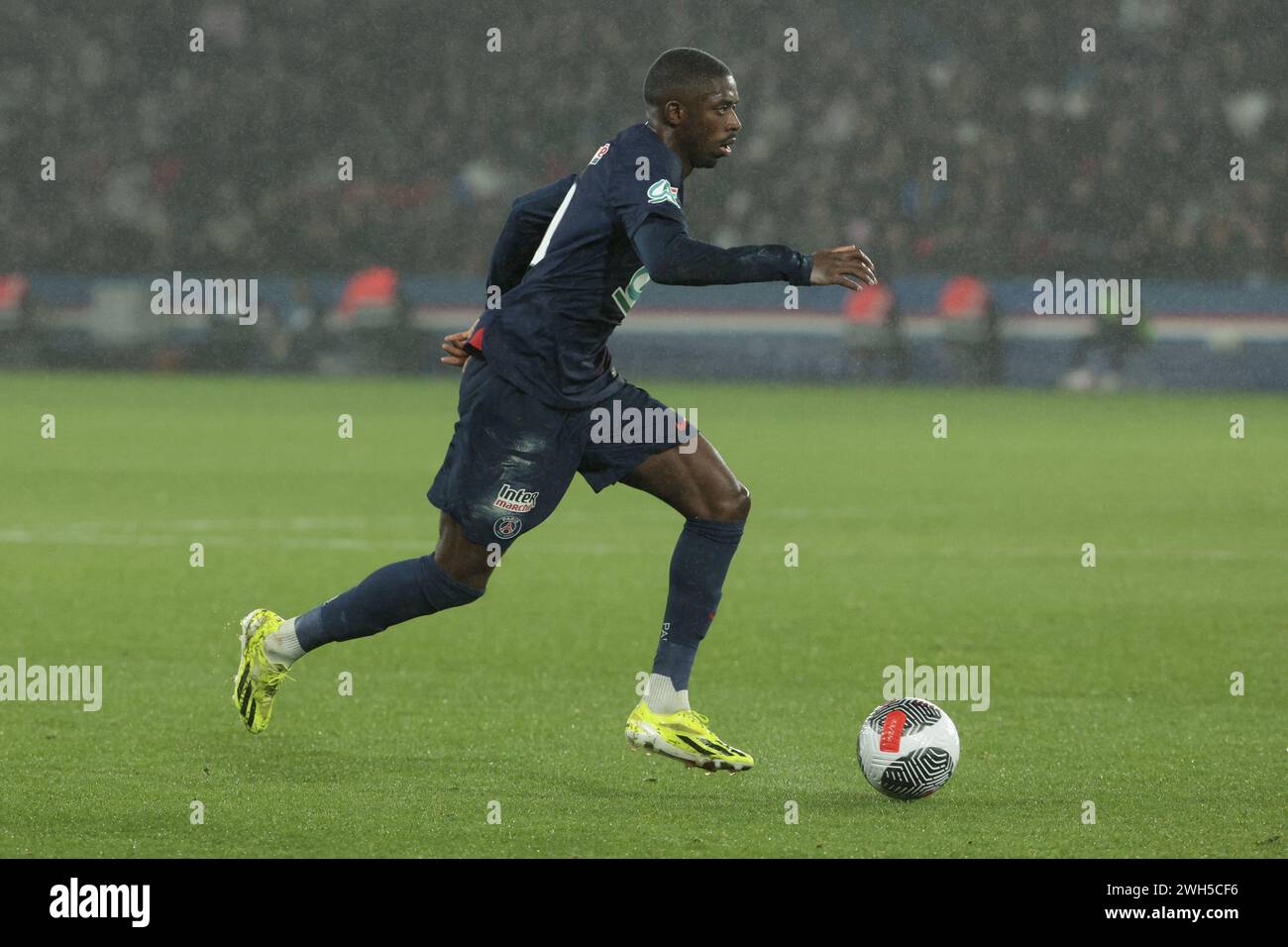 Ousmane Dembele of PSG during the French Cup, round of 16 football ...