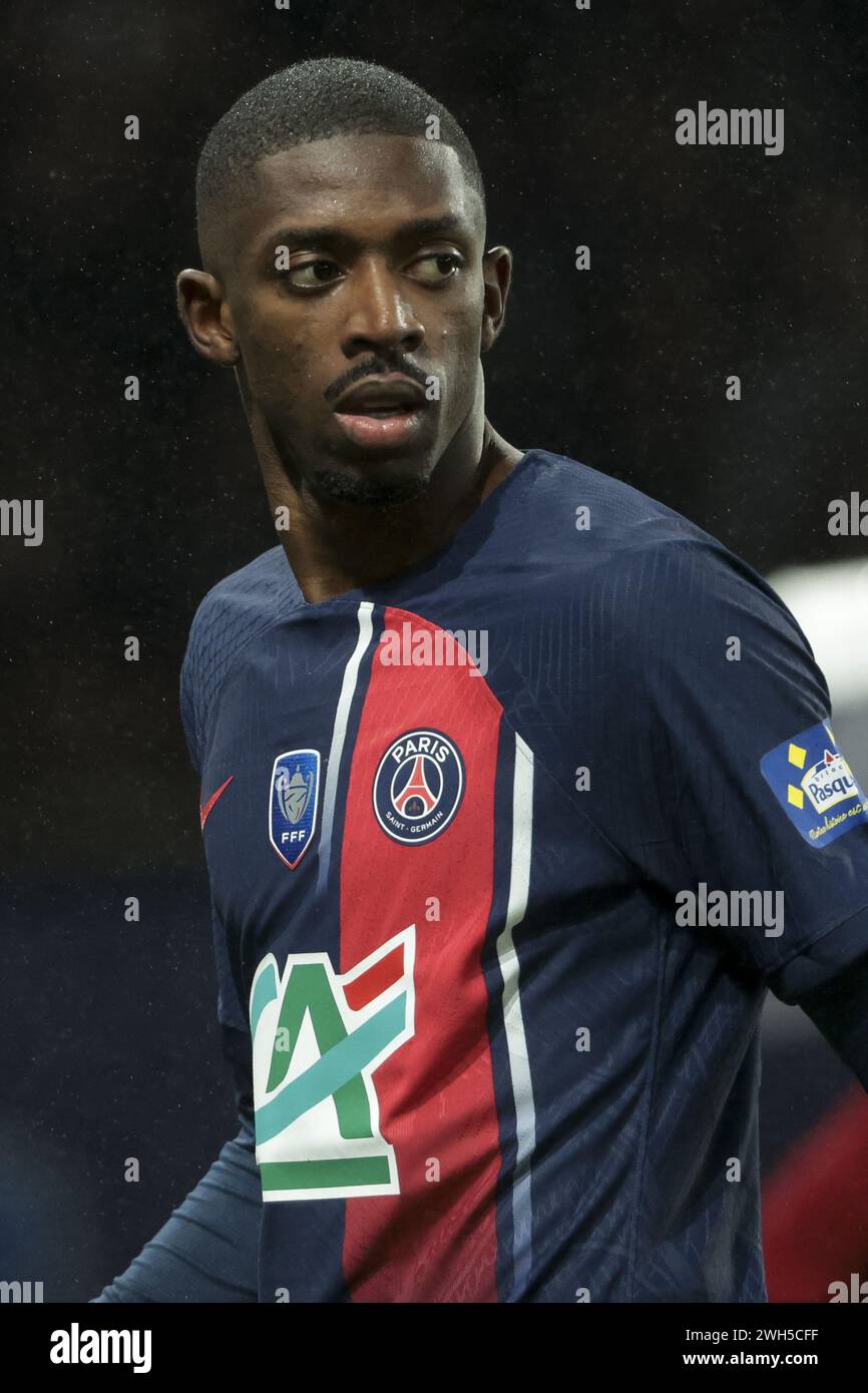 Ousmane Dembele of PSG during the French Cup, round of 16 football ...