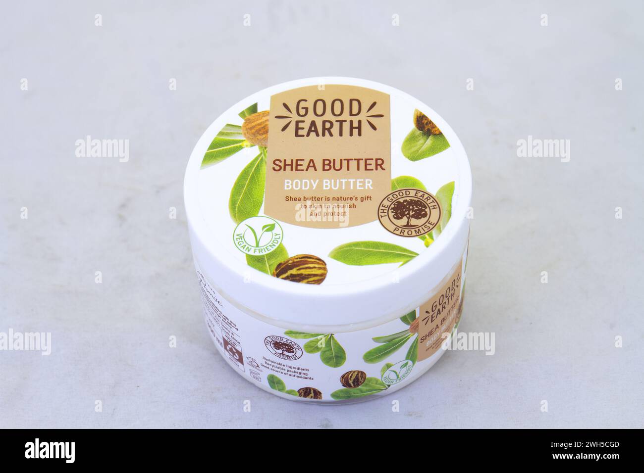 Johannesburg, South Africa - shea body butter from Good Earth isolated ...