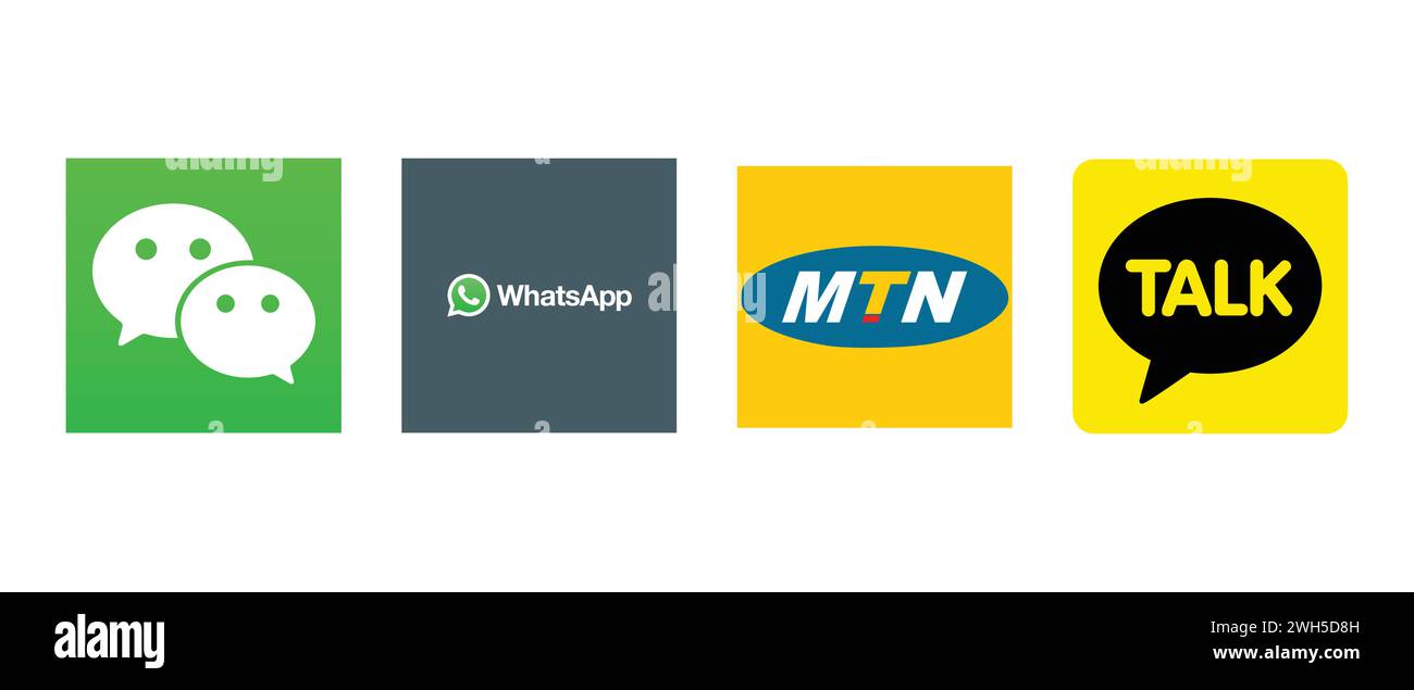 Whatsapp group chat Cut Out Stock Images & Pictures - Alamy