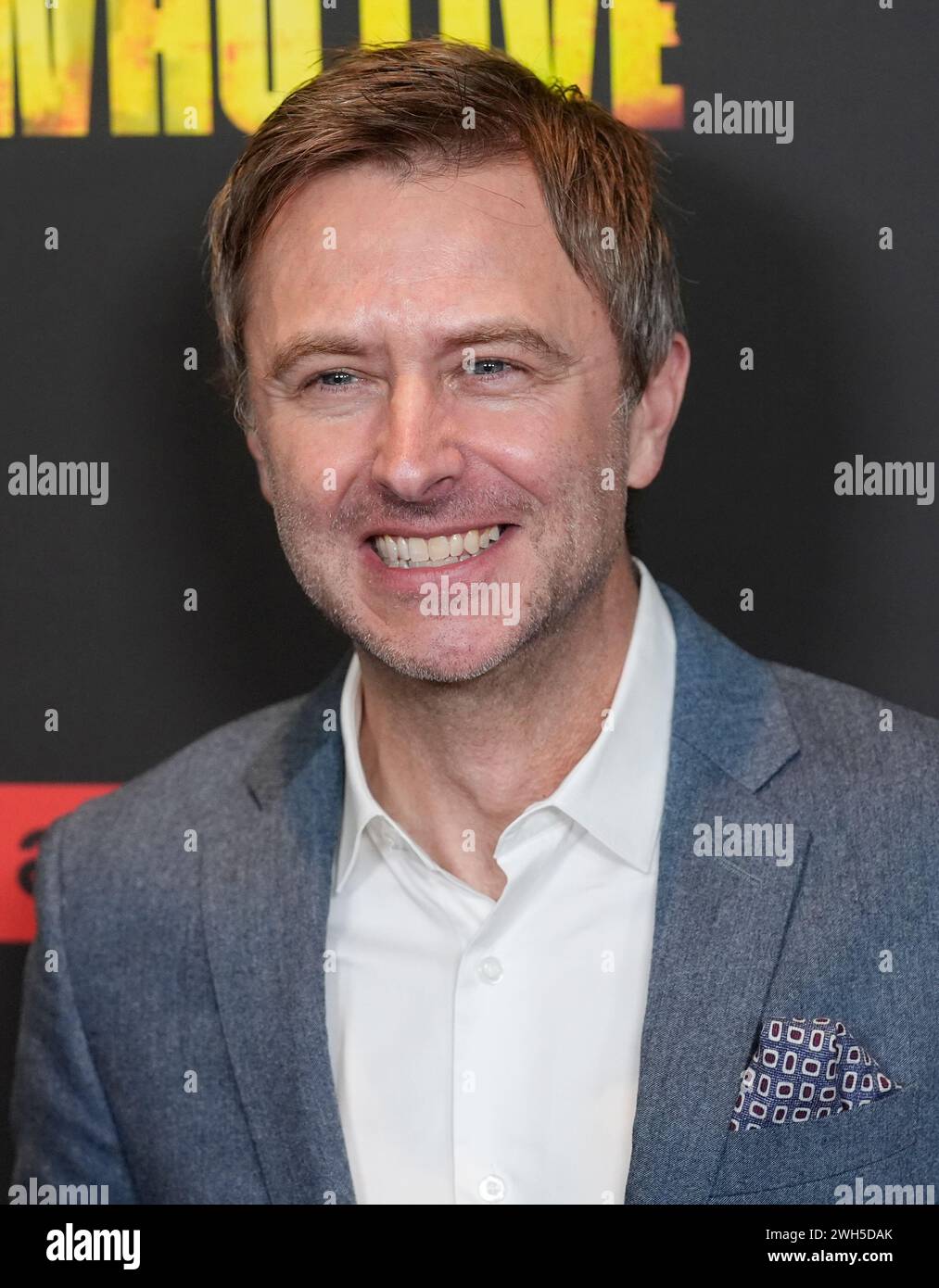 Chris Hardwick poses at the premiere of the AMC series "The Walking ...