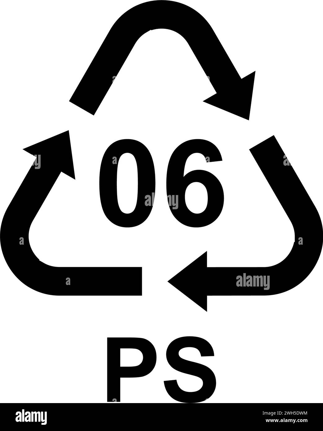 recycling codes for all types of materials Stock Vector Image & Art - Alamy