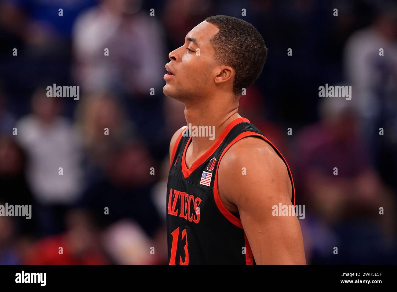 San Diego State forward Jaedon LeDee (13) in the first half of an NCAA ...