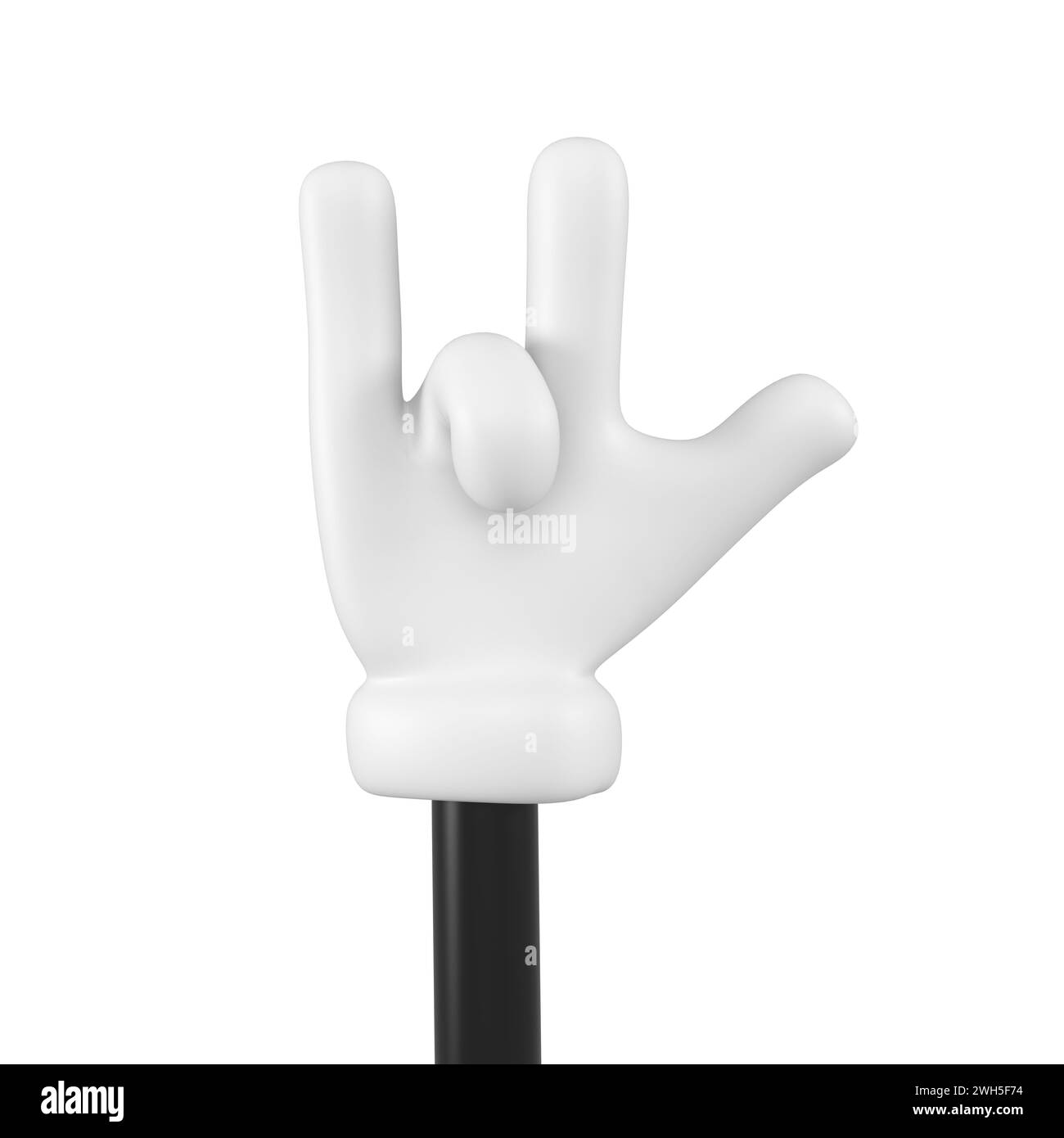 Sign of the horns is a hand gesture hi-res stock photography and images ...