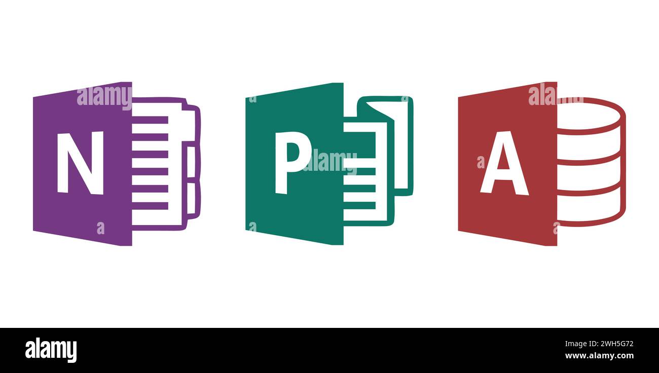 Microsoft onenote Stock Vector Images - Alamy