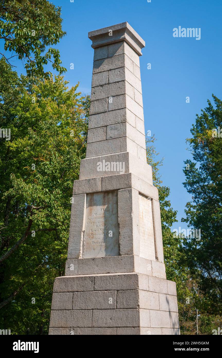 Kings Mountain National Military Park, South Carolina, USA Stock Photo ...