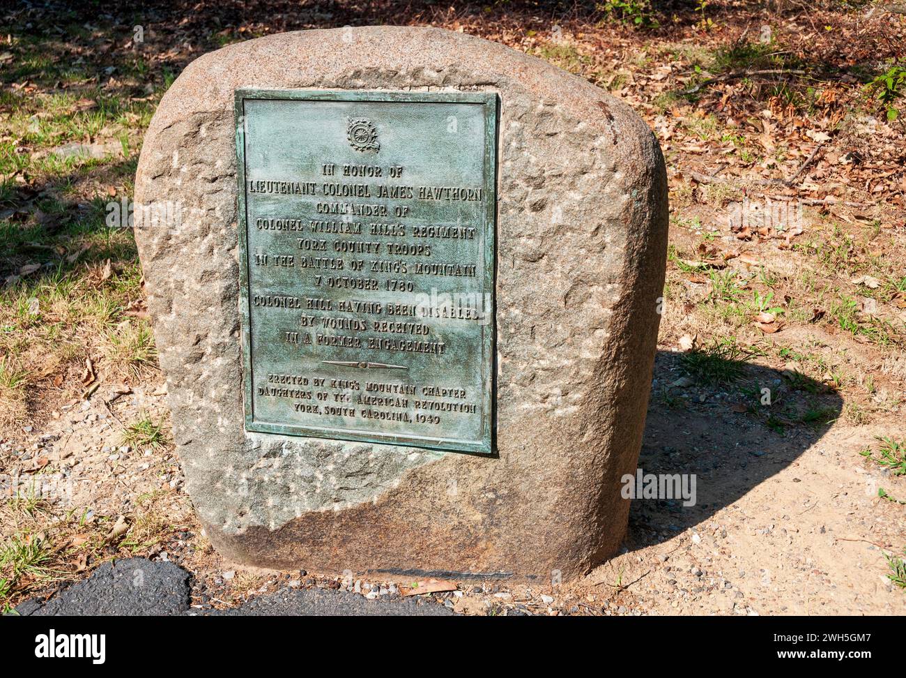 Kings Mountain National Military Park, South Carolina, USA Stock Photo ...