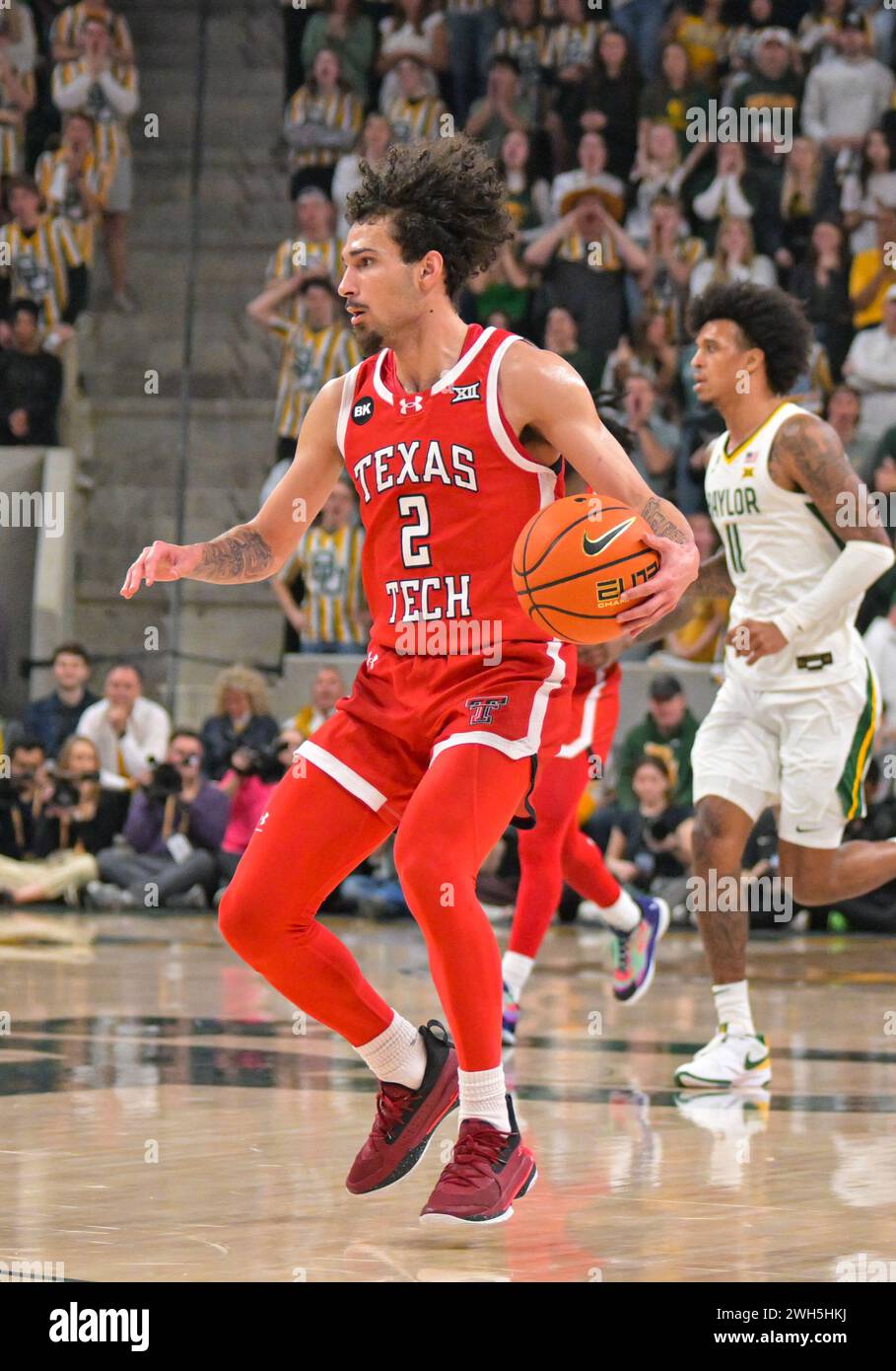 Waco, Texas, USA. 6th Feb, 2024. Texas Tech Red Raiders guard Pop ...
