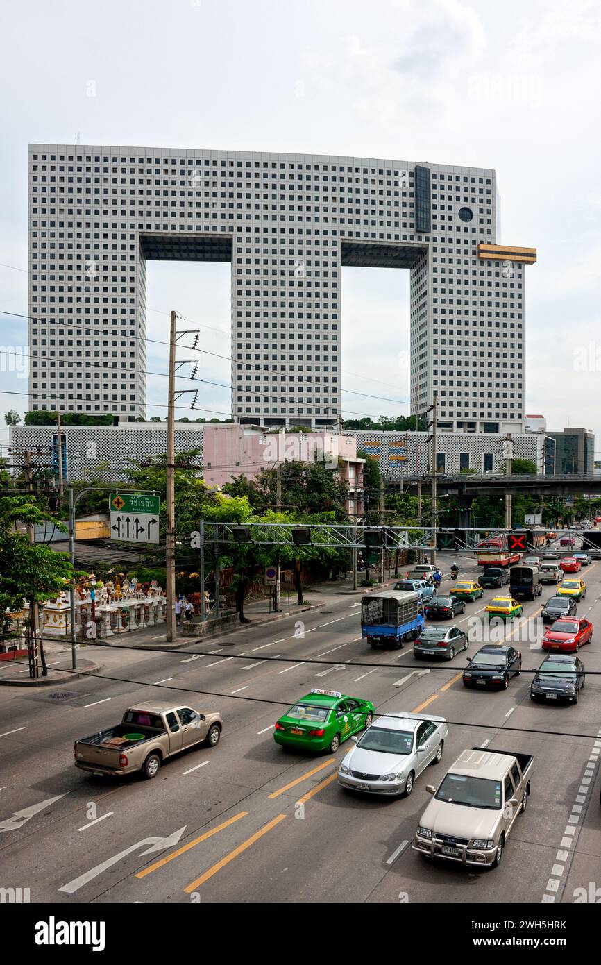 Bangkok, Thailand - October 06 2007: The Chang Building is a high-rise ...