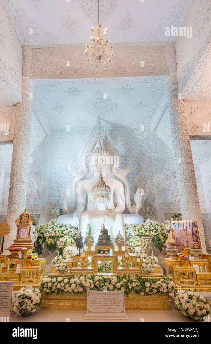 Modern Thai interior design.Beautifully illuminated shiny marble and ...