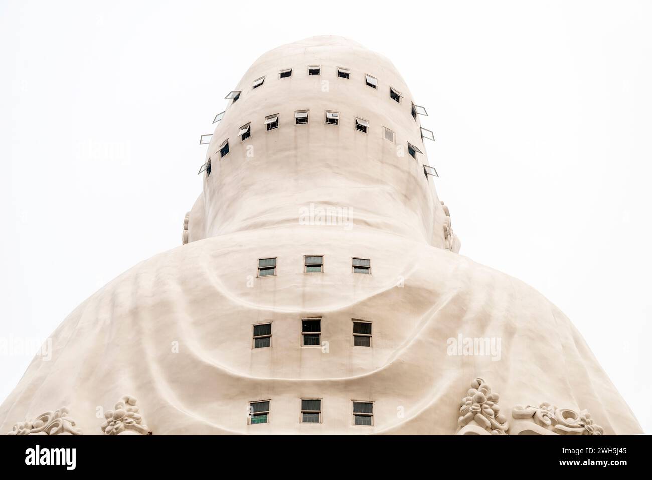 Multiple open windows,providing ventilation to the huge,hollow ...