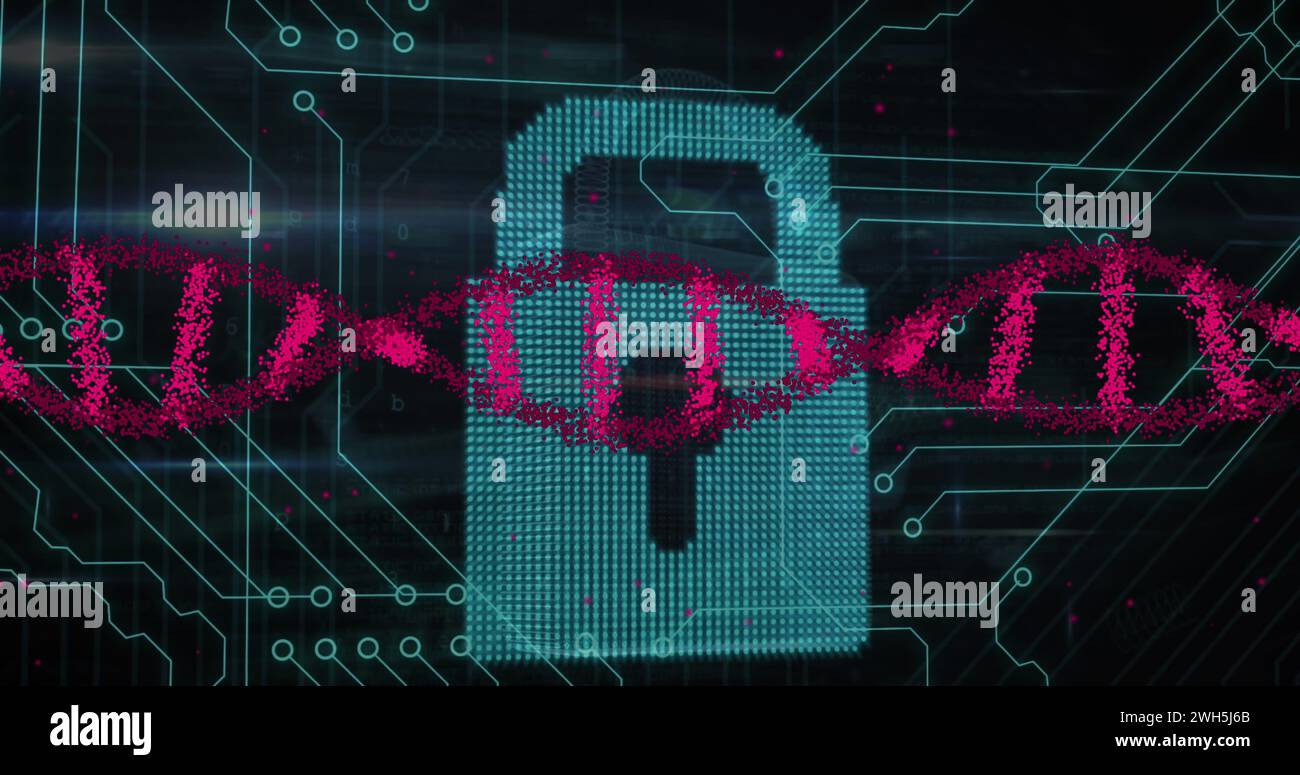 Image of medical data processing over dark background Stock Photo - Alamy