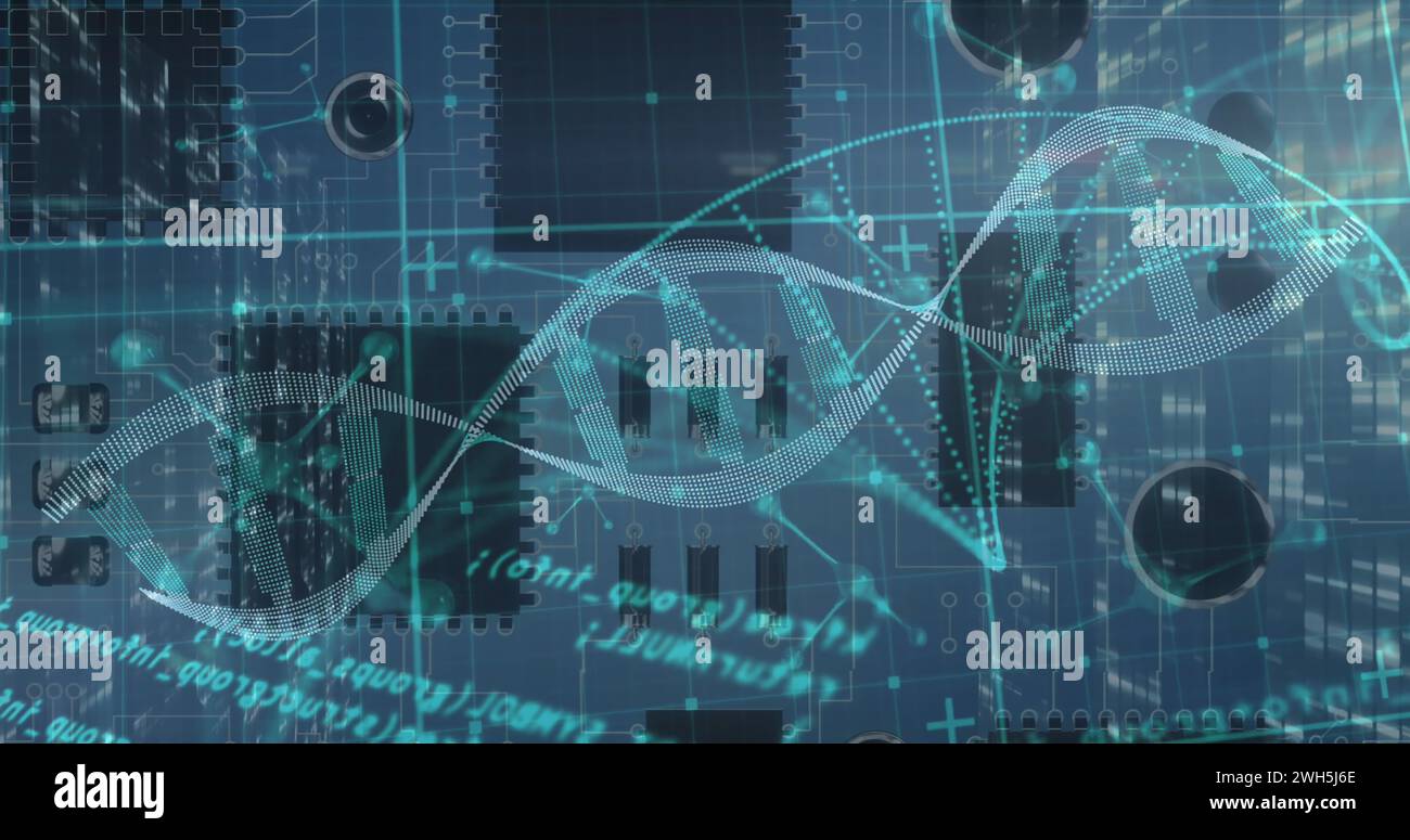 Image of medical data processing over white background Stock Photo - Alamy