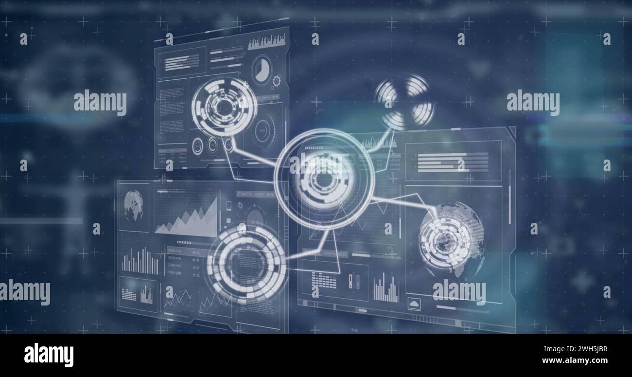 Animation digital icons screens data hi-res stock photography and images - Alamy