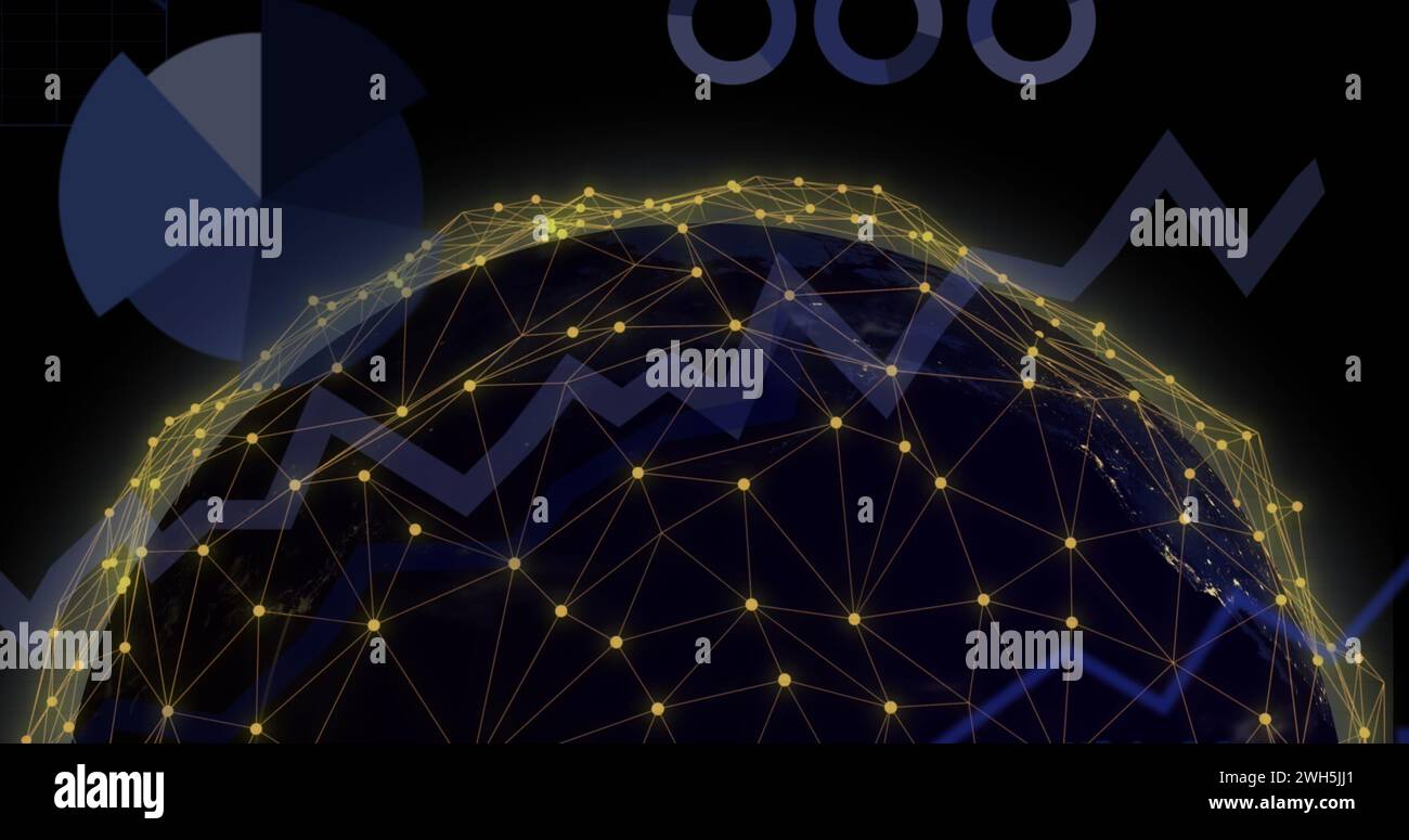 Animation statistics connections data processing hi-res stock photography and images - Alamy