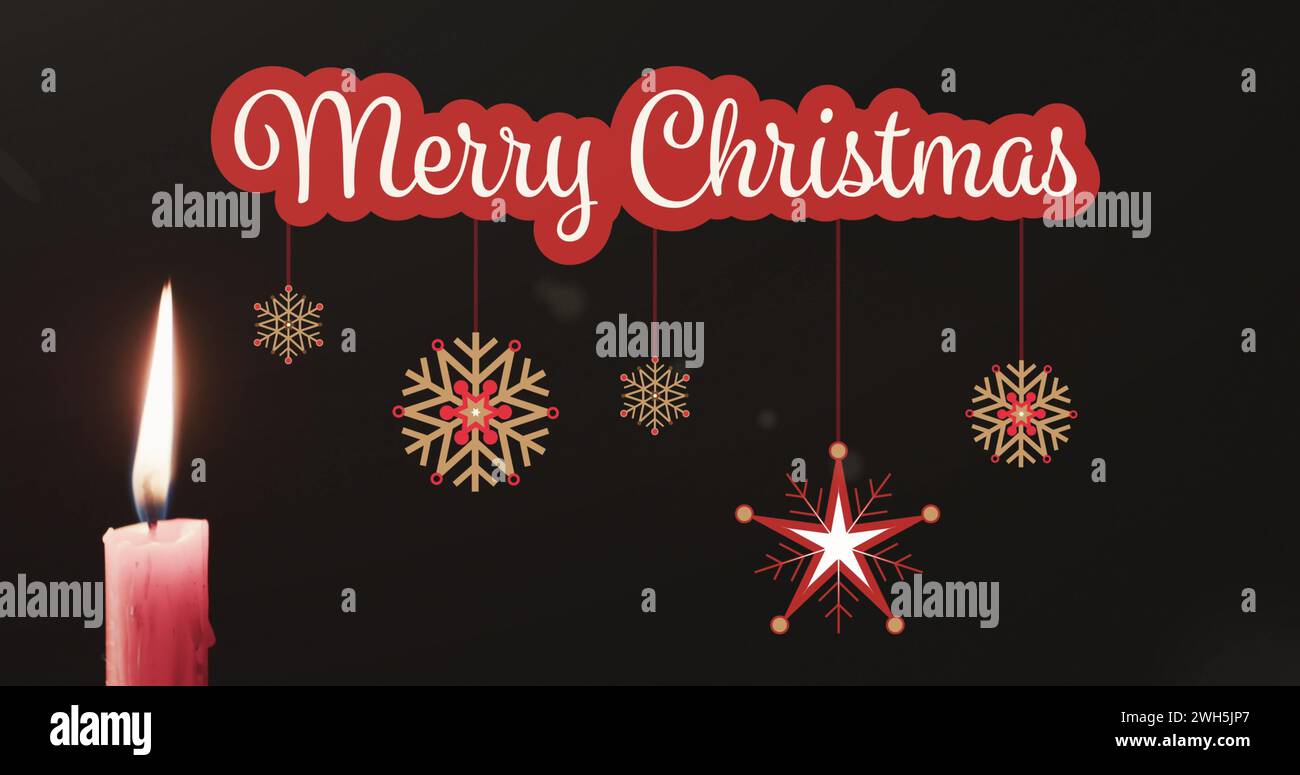 Merry christmas decorations hi-res stock photography and images - Alamy