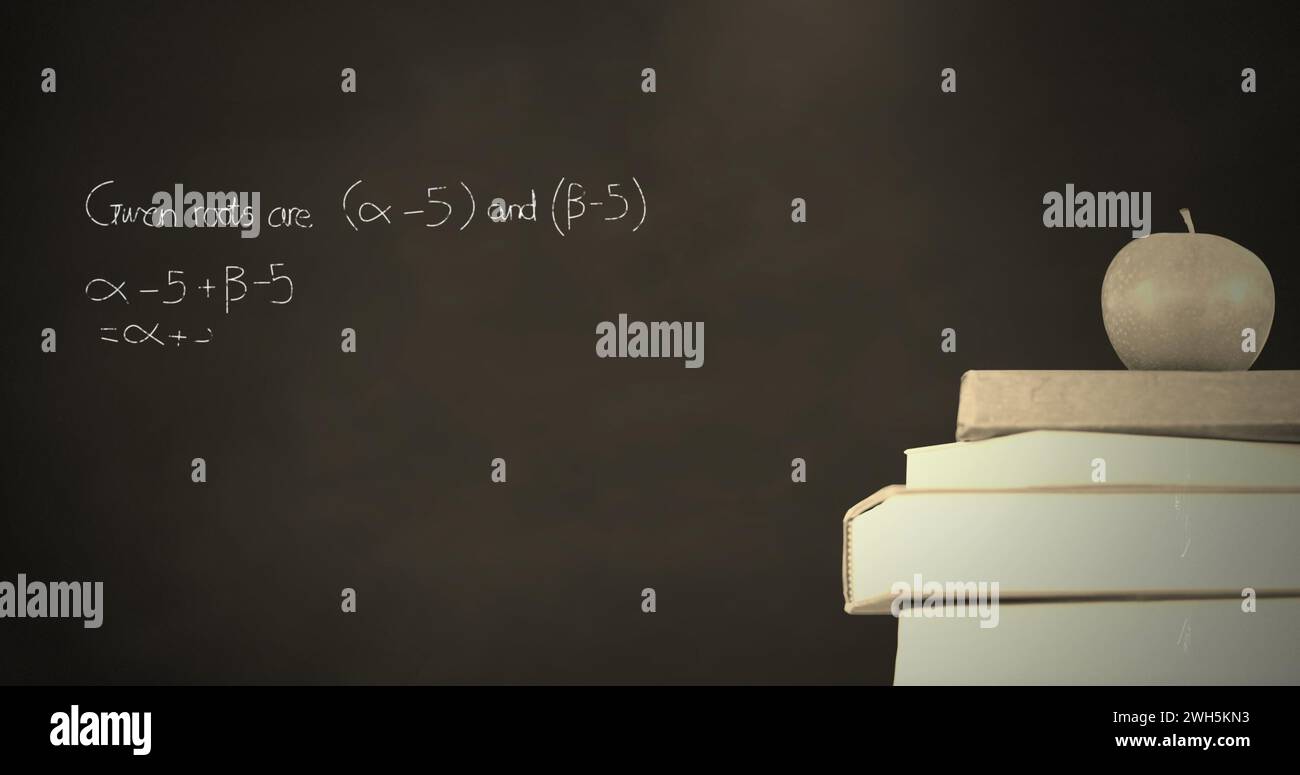 Mathematical equations on screen hi-res stock photography and images ...