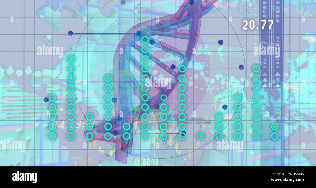 World map network graphs hi-res stock photography and images - Alamy
