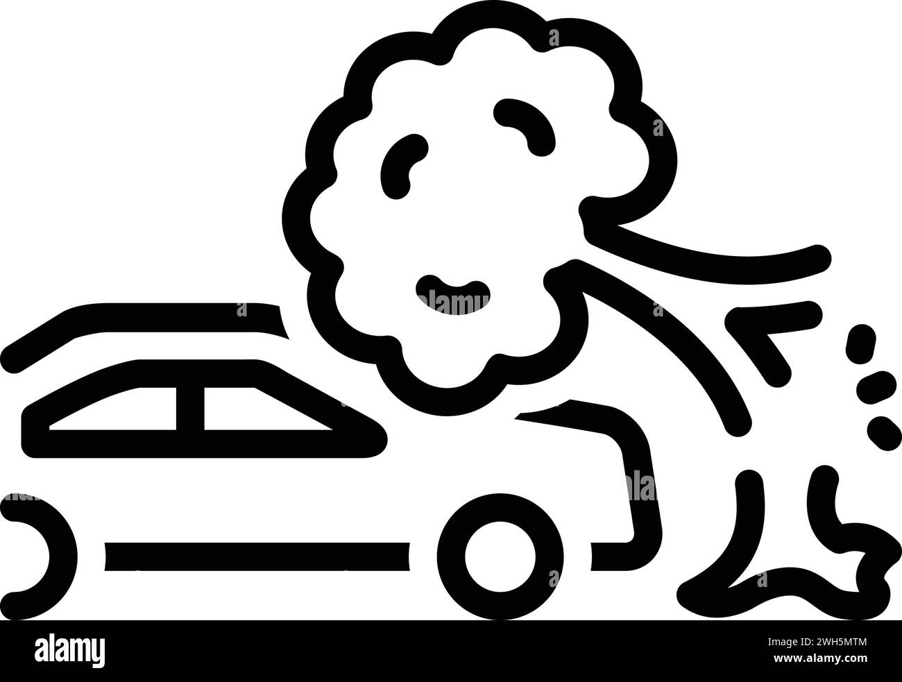 Icon for fallen,car Stock Vector Image & Art - Alamy