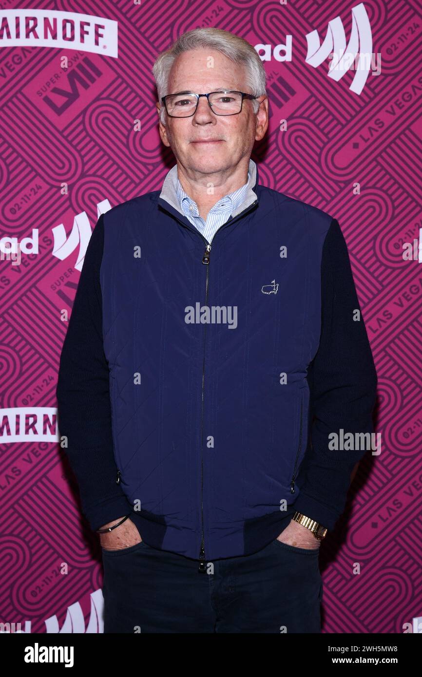 Las Vegas, USA. 07th Feb, 2024. Sean McManus of CBS Sports poses on the ...