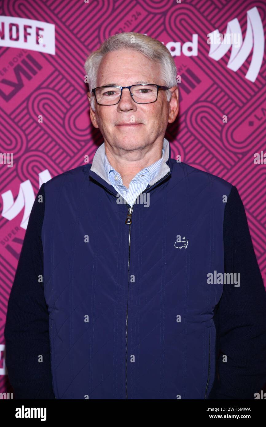 Las Vegas, USA. 07th Feb, 2024. Sean McManus of CBS Sports poses on the ...