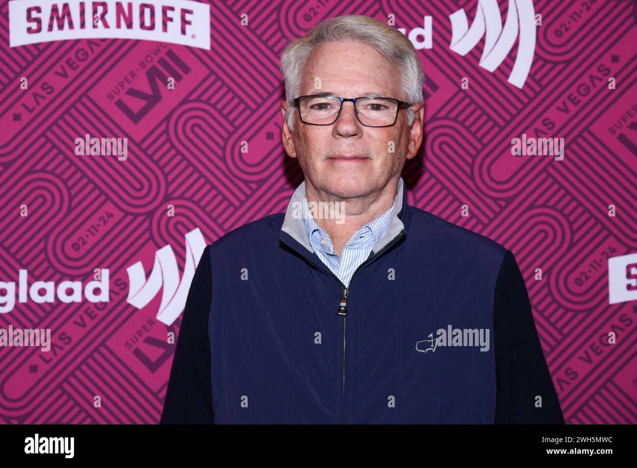 Las Vegas, USA. 07th Feb, 2024. Sean McManus of CBS Sports poses on the ...