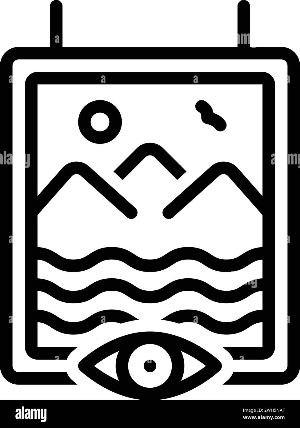 Icon for view picture Stock Vector Image & Art - Alamy