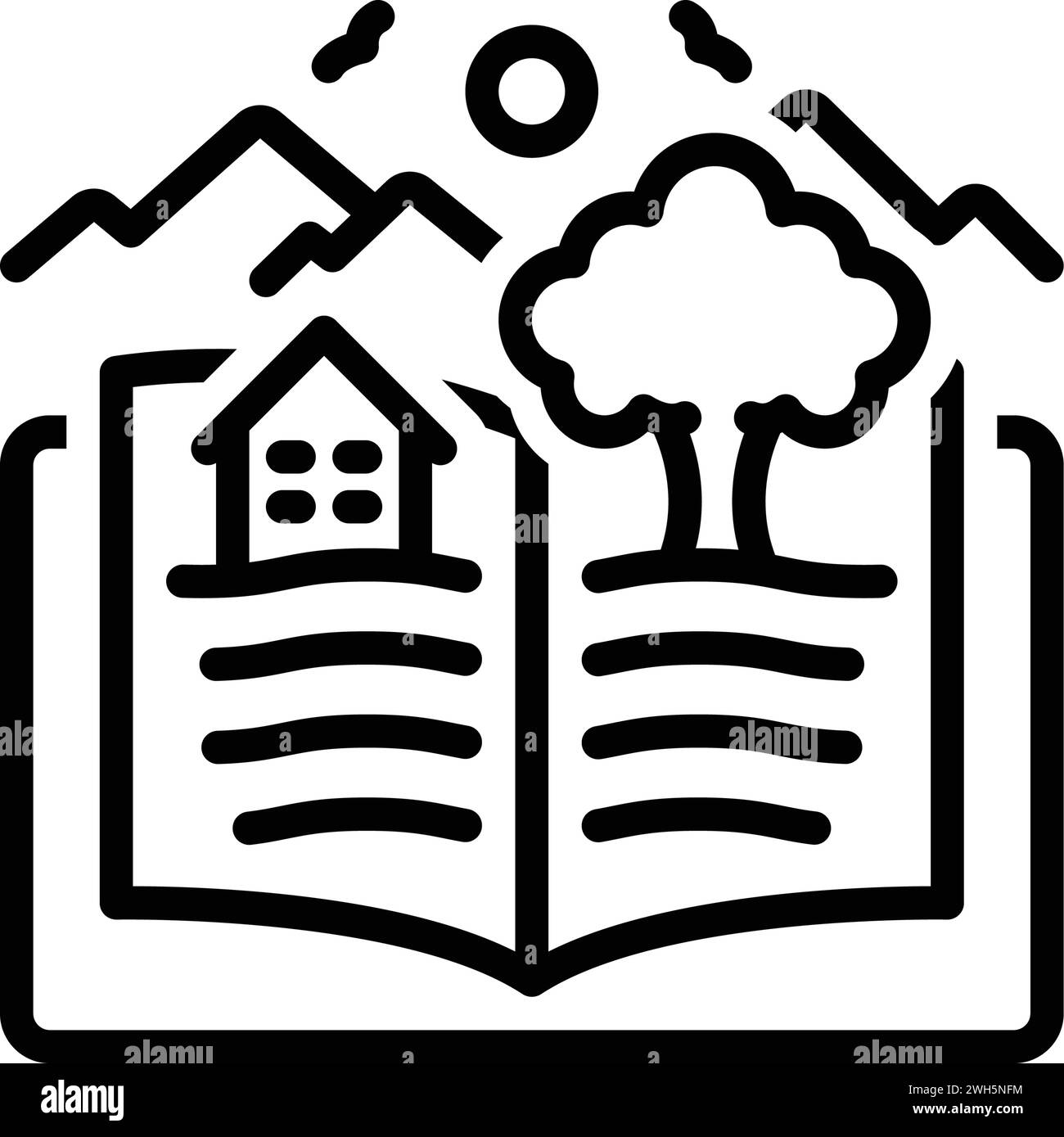 Icon for tale,narrative Stock Vector Image & Art - Alamy