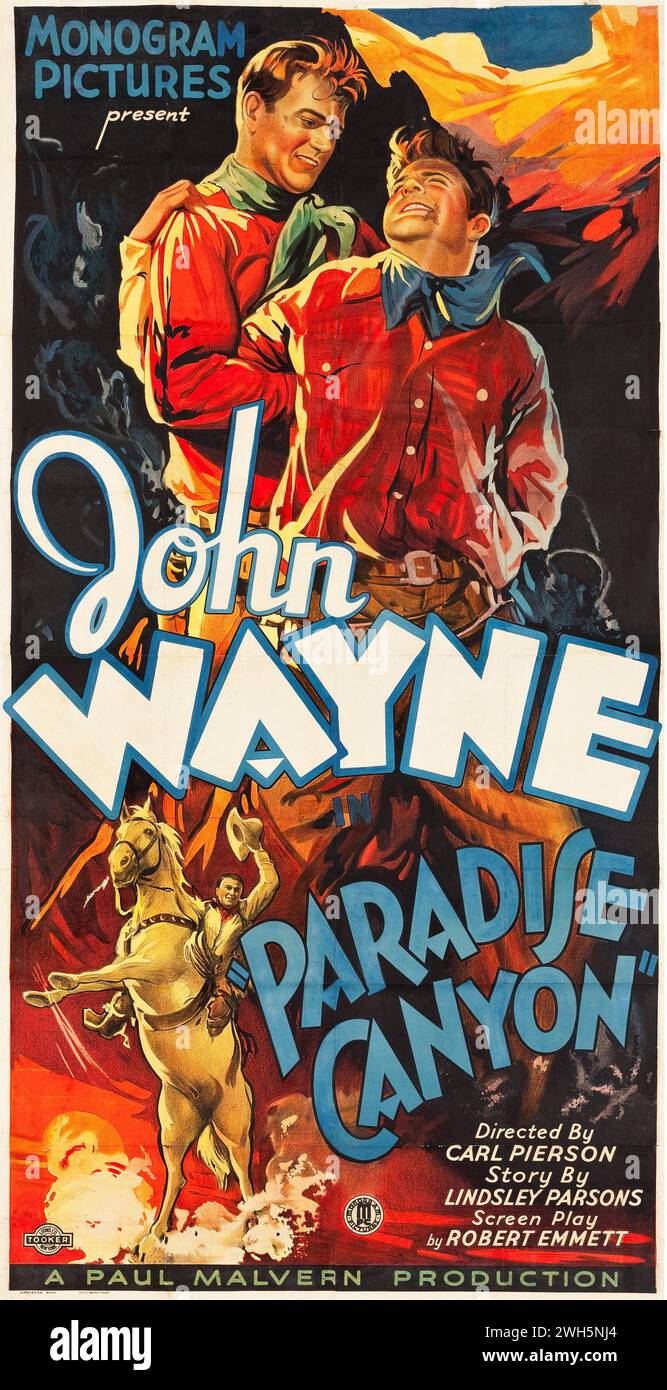 John Wayne - Paradise Canyon (Monogram, 1935) Western movie - Vintage ...